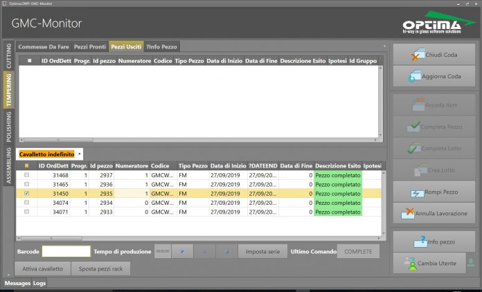 Software integration OPTIMA S.r.l. for the success of glass production ...