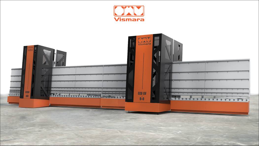 Vertical glass processing and horizontal glass processing